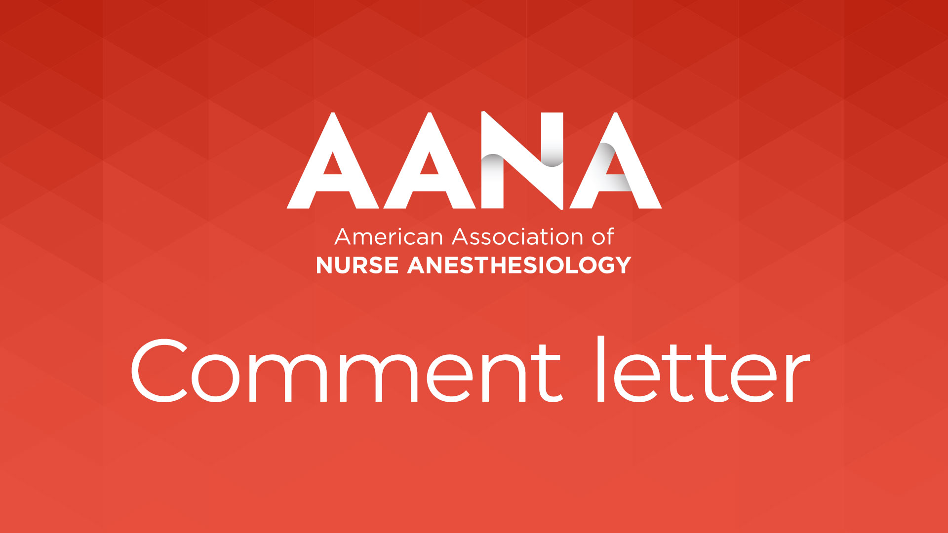 AANA Sends Letter to Congressional Leaders Outlining End-of-Session ...